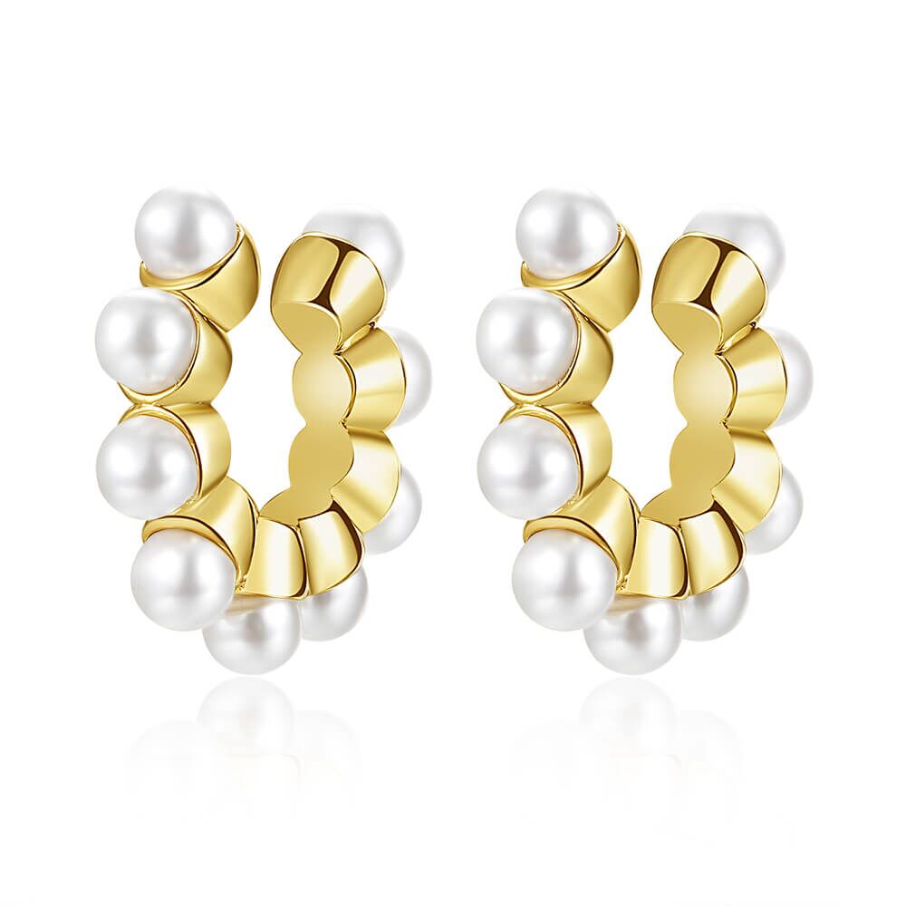 Cover Pearl Earrings - Jewepiter
