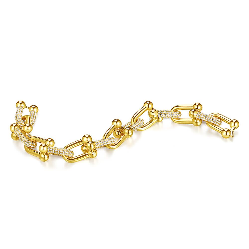 Interlock Chain Necklace - Jewepiter